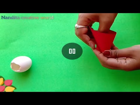 (7days egg shell crafts challenge 🥚)//(Day-1)//Egg Shell Craft Ideas ...