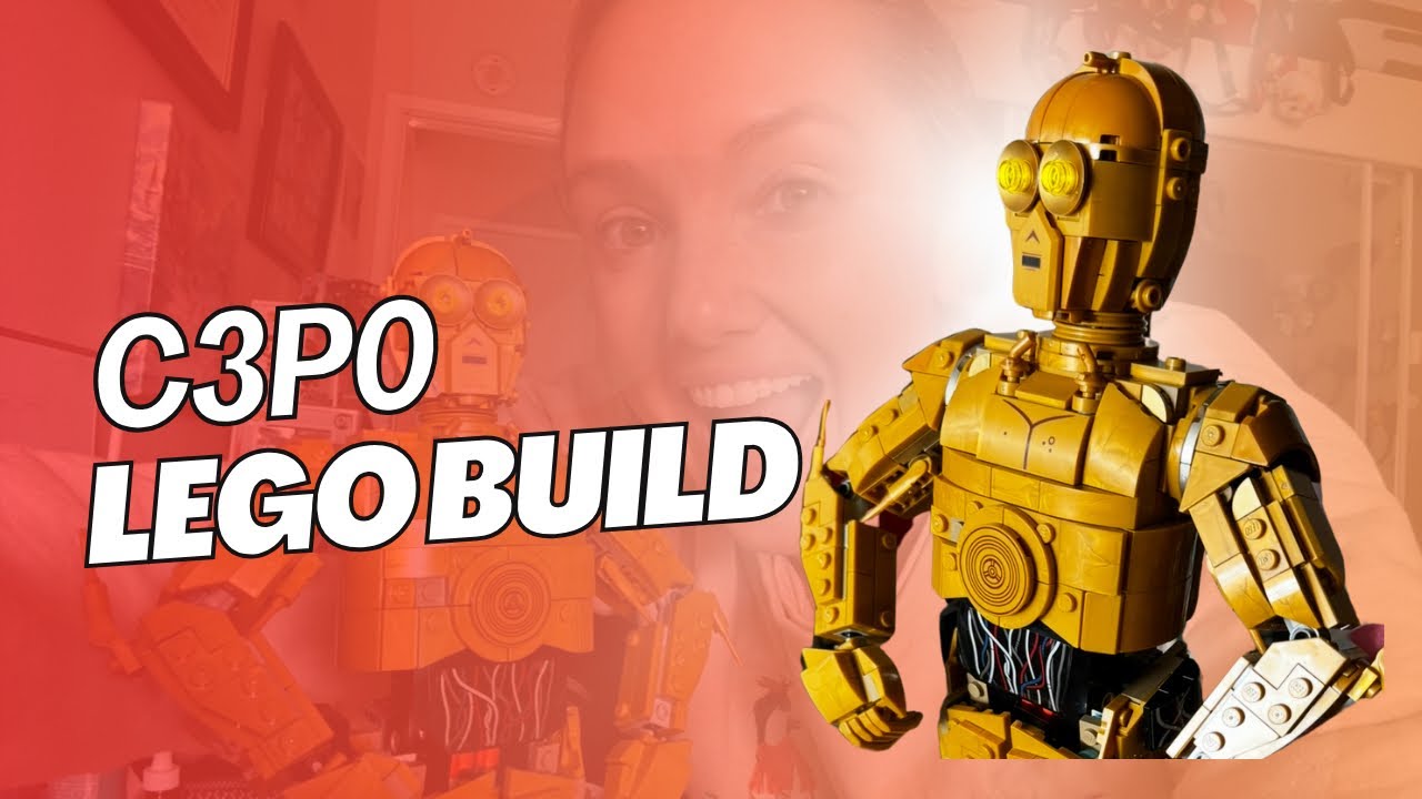 LEGO BUILD: C3P0! 💛 - YouTube