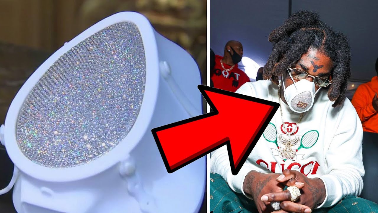 Kodak Black FIRST RAPPER with the $30,000 ICED OUT Mask! - YouTube