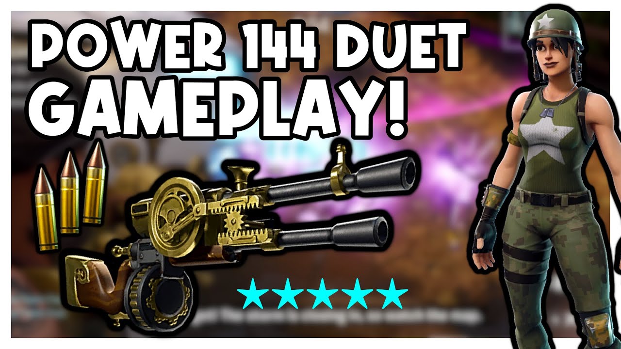 Power 144 SUPERCHARGED Duet Gameplay! - Fortnite: Save the World - YouTube