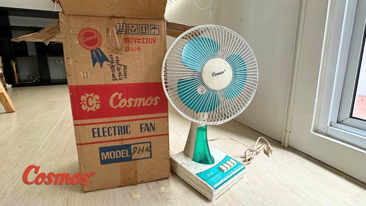 Let’s Clean Cosmos 9” Desk Fan! Kipas Angin Meja - YouTube