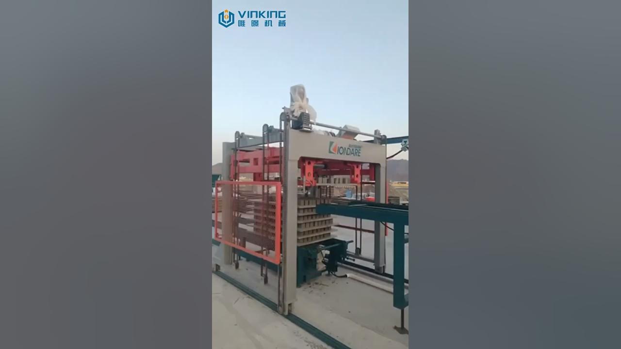Vinking Concrete Spacer Block Machine - YouTube