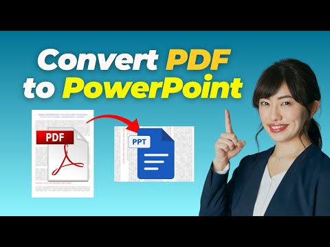 How to Convert PDF to PowerPoint on Windows for FREE | PDF to PPT Converter
