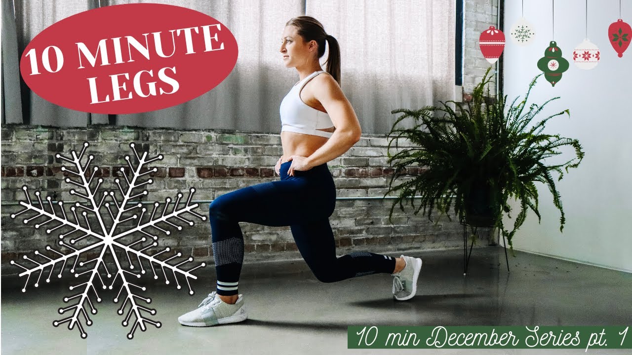 10 MINUTE AT HOME LEG WORKOUT - YouTube