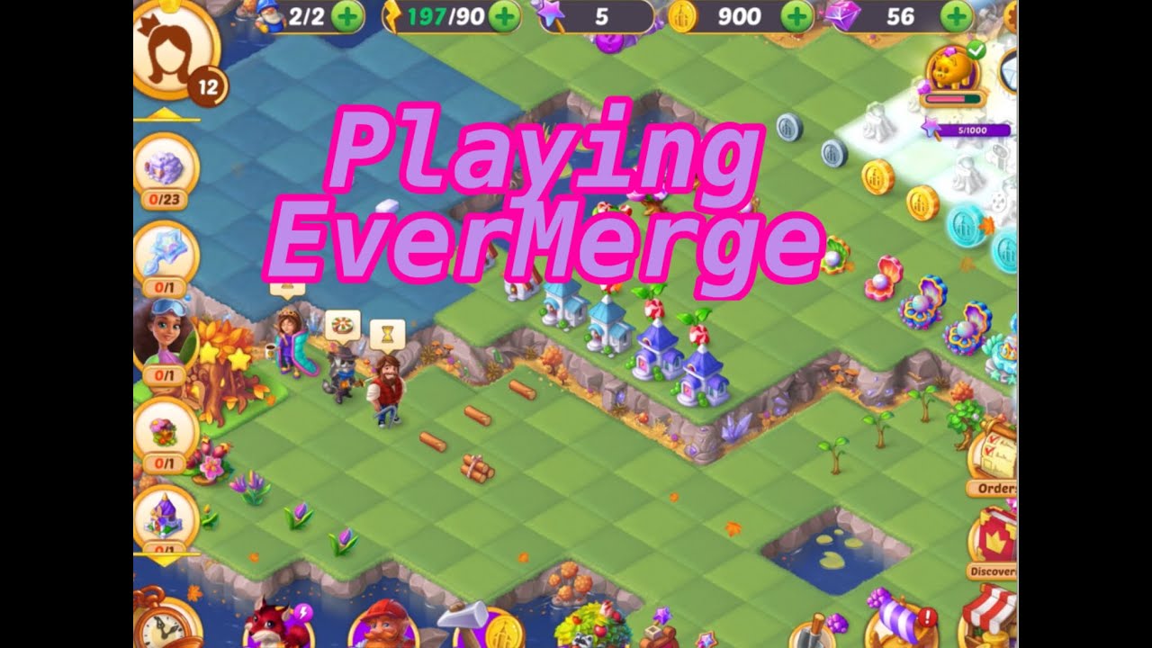 How to play EverMerge/Showing my EverMerge map - YouTube
