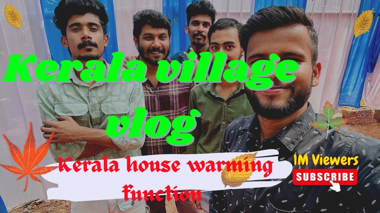 My Third Vlog | Kerala House Warming Ceremony | South Indian Function ...