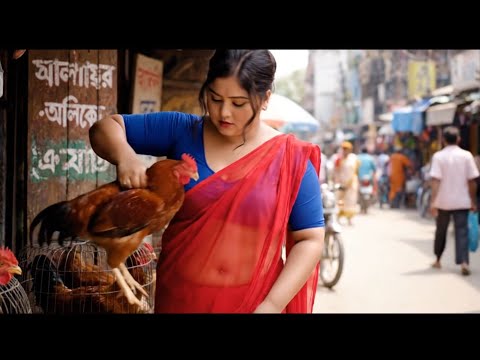 Bengali Girl Slaughter chicken 🐔