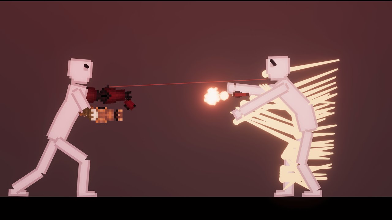 Deadly Homing Rocket Launcher And Glue Combo In People Playground - YouTube