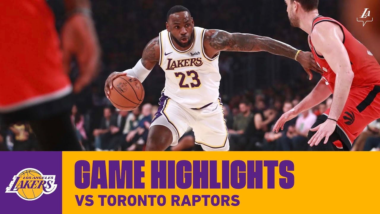 HIGHLIGHTS | LeBron James (13 pts, 15 ast, 13 reb) vs. Toronto Raptors ...