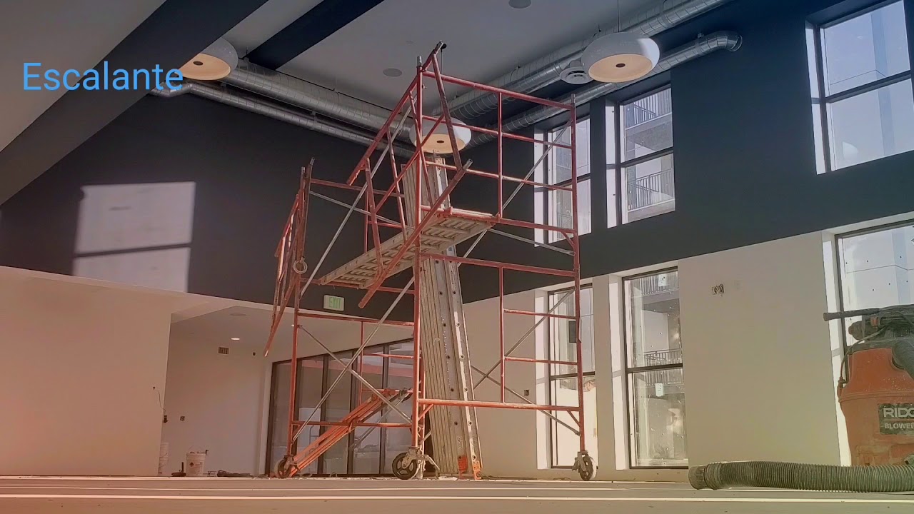 Escalante scaffold funny Rolling unit - YouTube