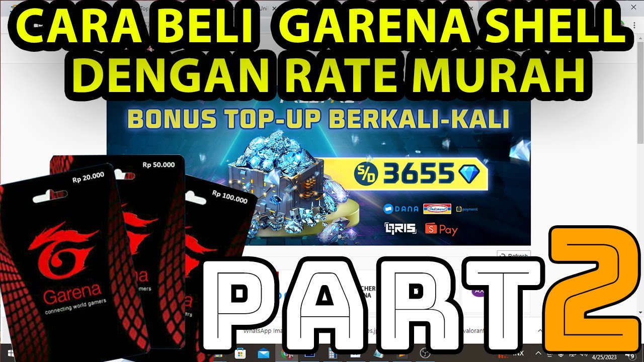 CARA JADI RESELLER DIAMOND FREE FIRE MURAH DENGAN METODE GARENA SHELL VIA WEBSITE KIOSGAMER ‼️ ...