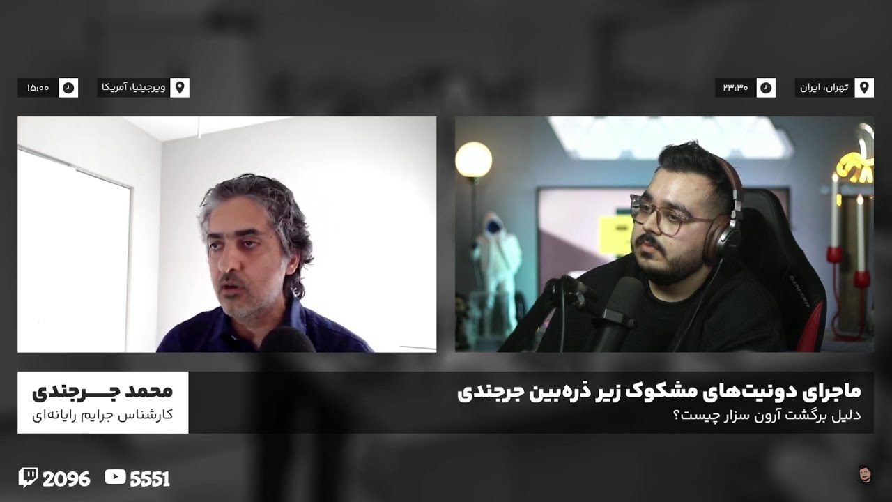 گفت و گو امیرایزد با محمد جرجندی | AmirEyZed - YouTube