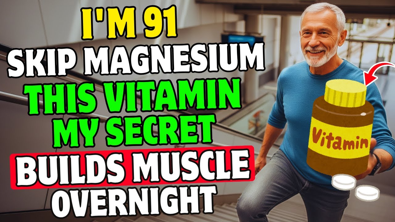Wake Up STRONGER! 2 VITAMINS That BUILD MUSCLE While You SLEEP | Sound ...