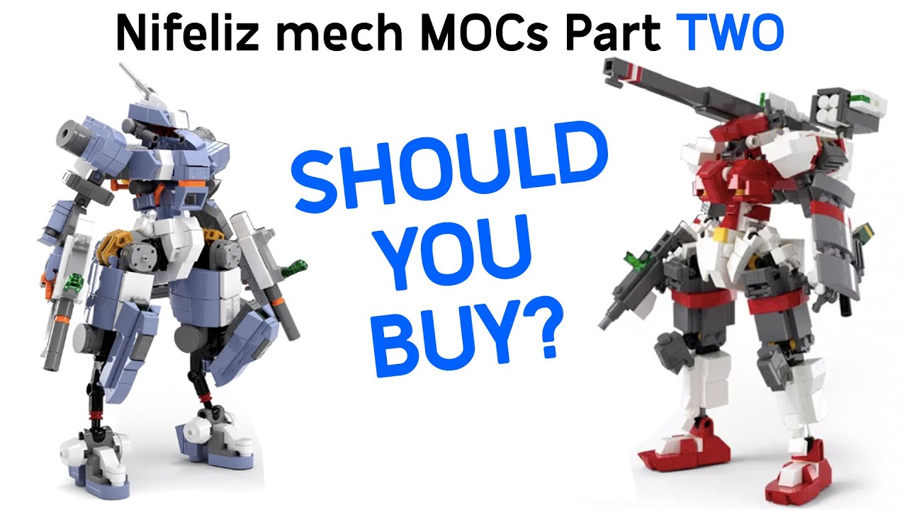 Episode 101: The OTHER two Nifeliz mech MOCs (fake LEGO parts) - YouTube