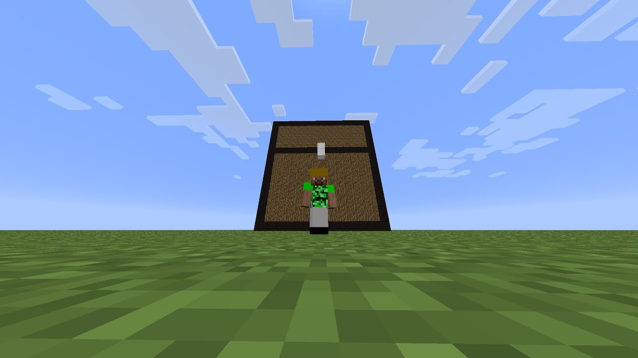 Minecraft pixelart chest - YouTube