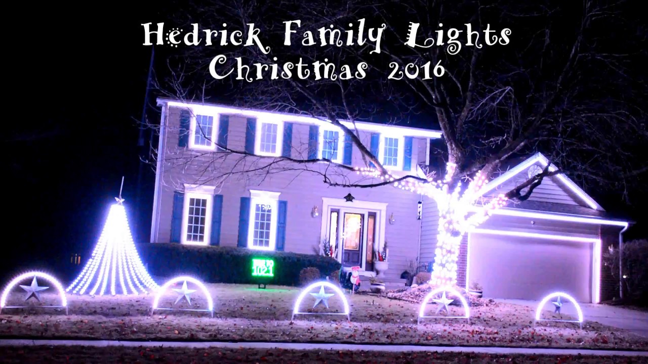Hedrick Family Lights Christmas 2016 : Maddening - YouTube