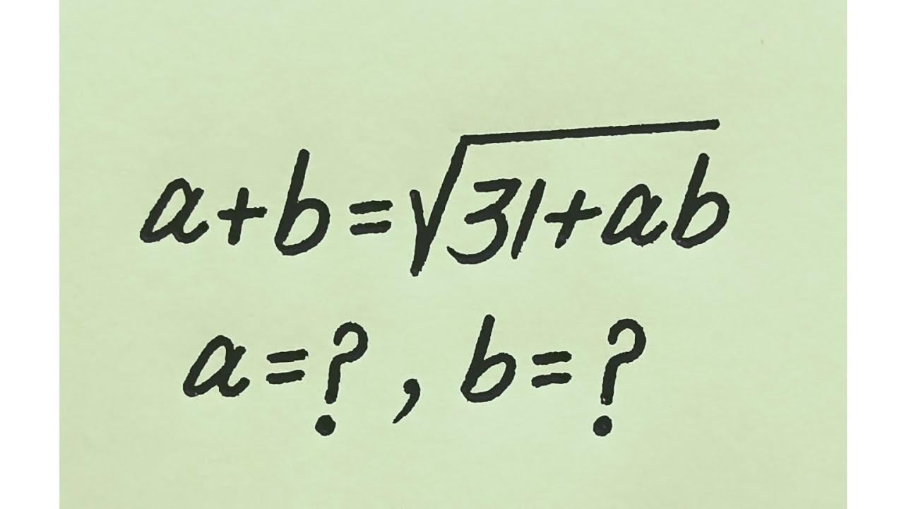 Germany || Can you solve this?? || Olympiad Mathematics - YouTube