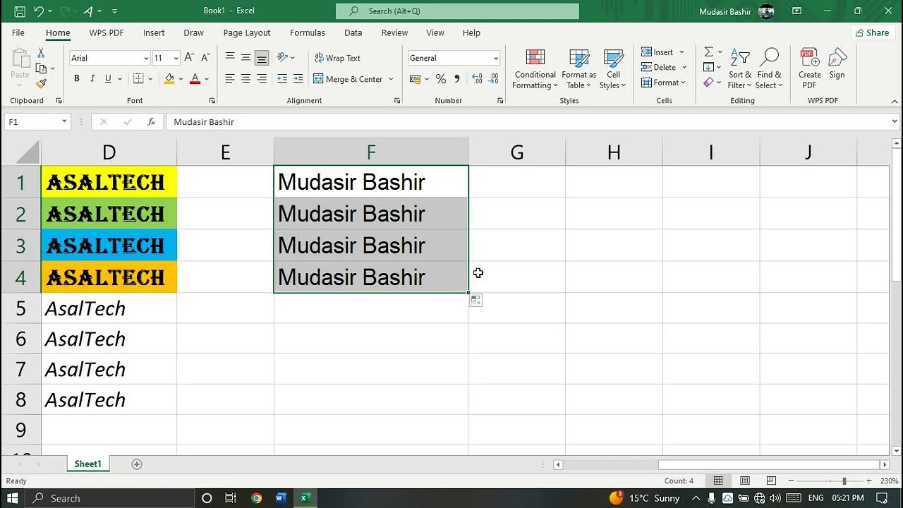 How to use Clipboard Command in Excel/#V12 - YouTube