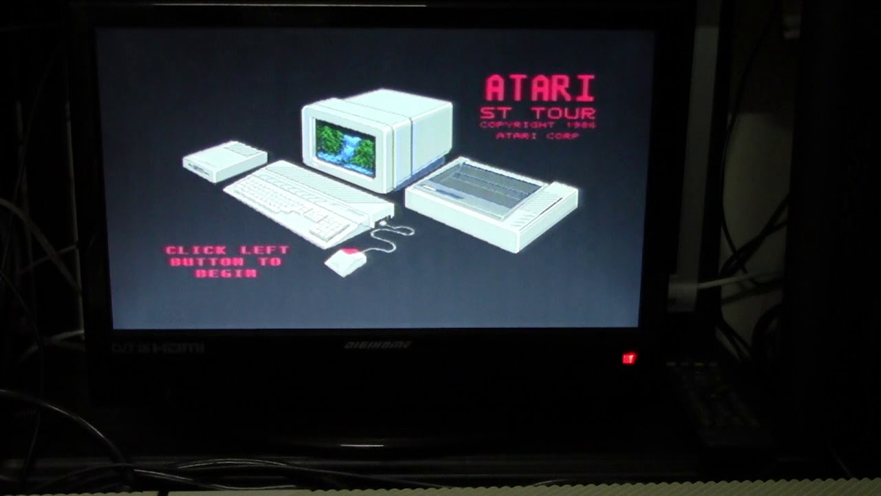 Classic Computer = Atari 520STm inspection - YouTube