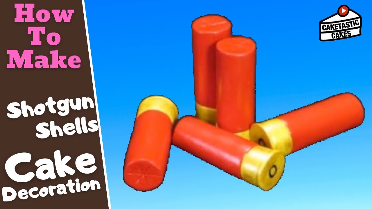 Shotgun Shells Cake Tutorial - How to Make Shot Gun Bullets Cake ...