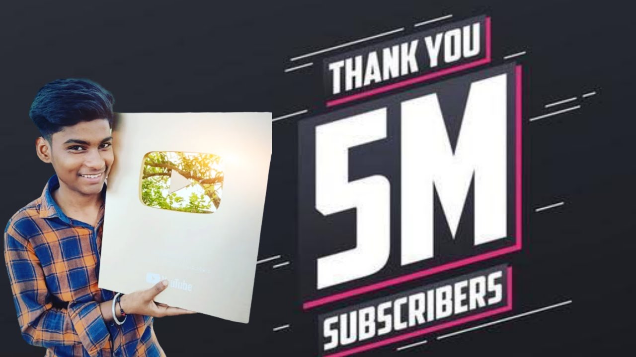 5 Million Subscribers Complete 🥰 - YouTube