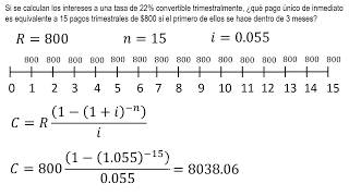 Anualidades | Monto y valor actual | Ejemplo 4 | Doovi