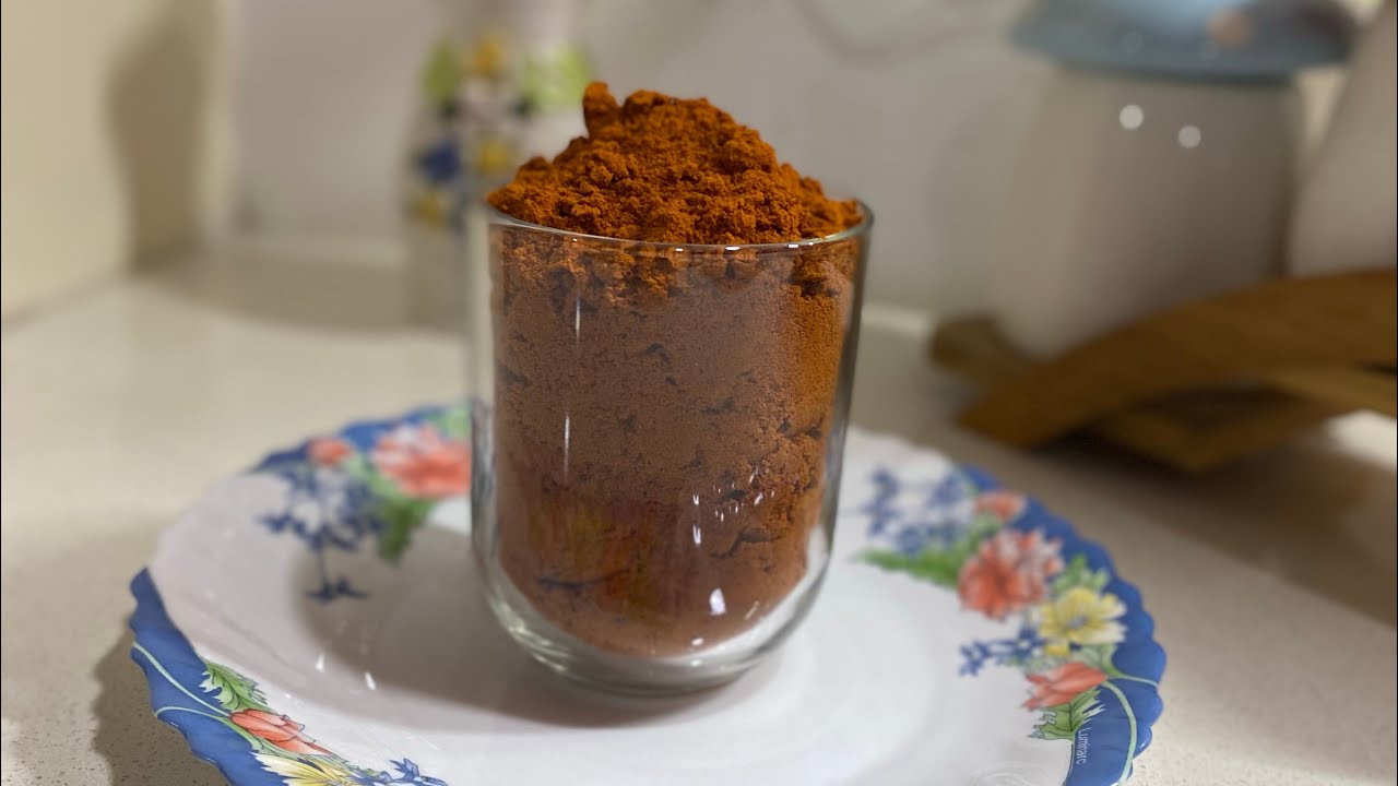 Sambar powder || sambar thool || sambar powder recipe in Tamil || En ...