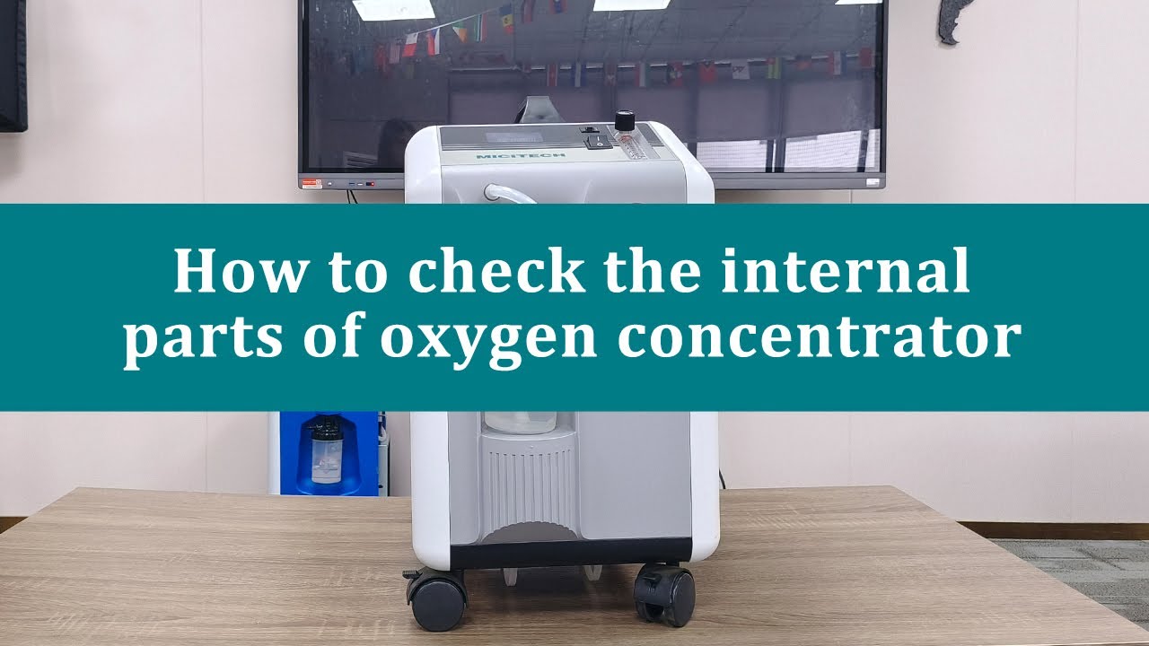 How to check the internal parts of oxygen concentrator - YouTube