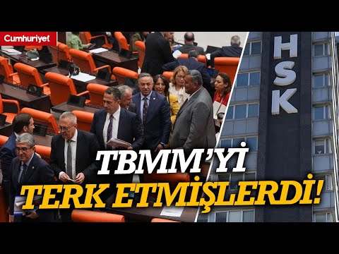 Meclis Genel Kurulu'nu terk etmişlerdi: CHP, HSK seçimlerini AYM'ye taşıdı