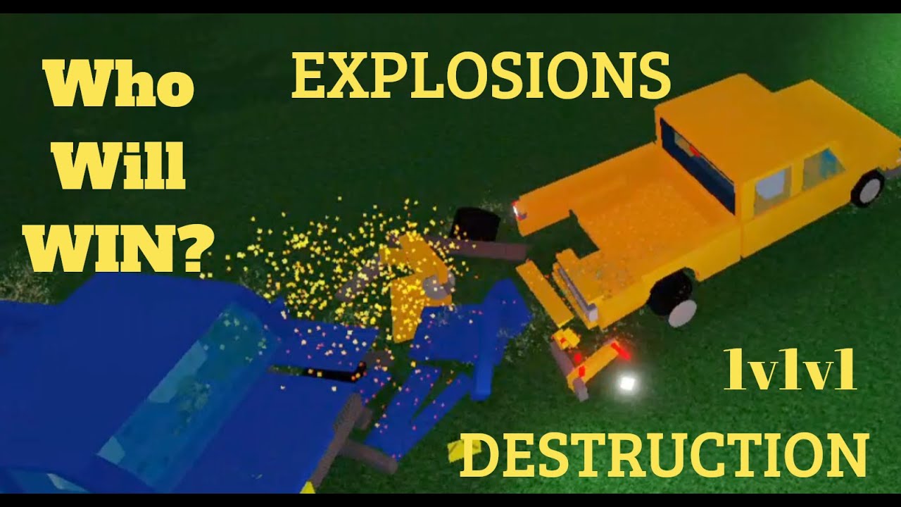 Explosions, Destruction CAR DERBY Tournament!! [Roblox Ro-Crash] - YouTube