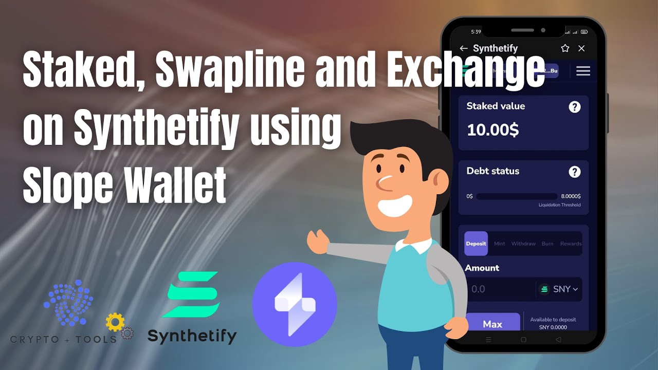 How to Staked, Swapline and Exchange on Synthetify using Slope Wallet - YouTube