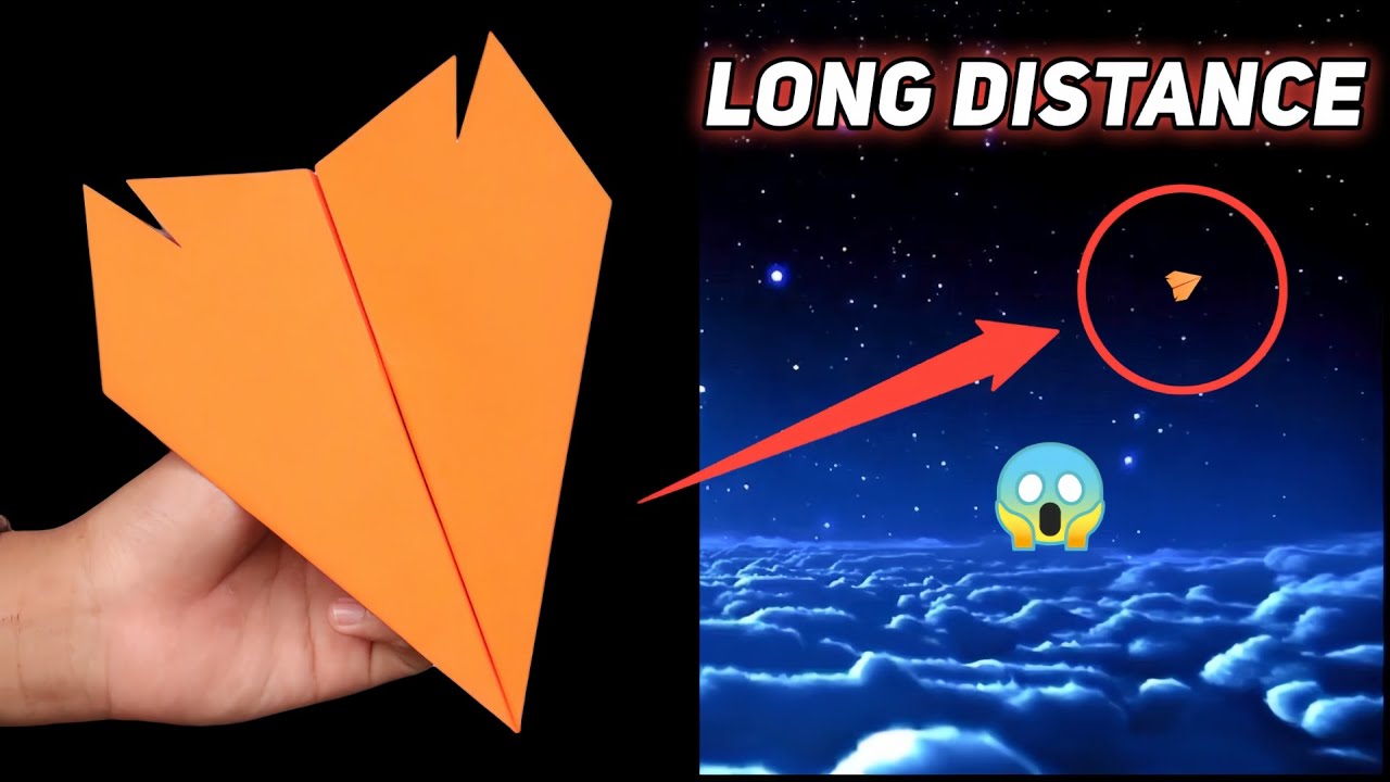 Tutorial: Create A Paper Airplane For Long Distance Flights | High ...