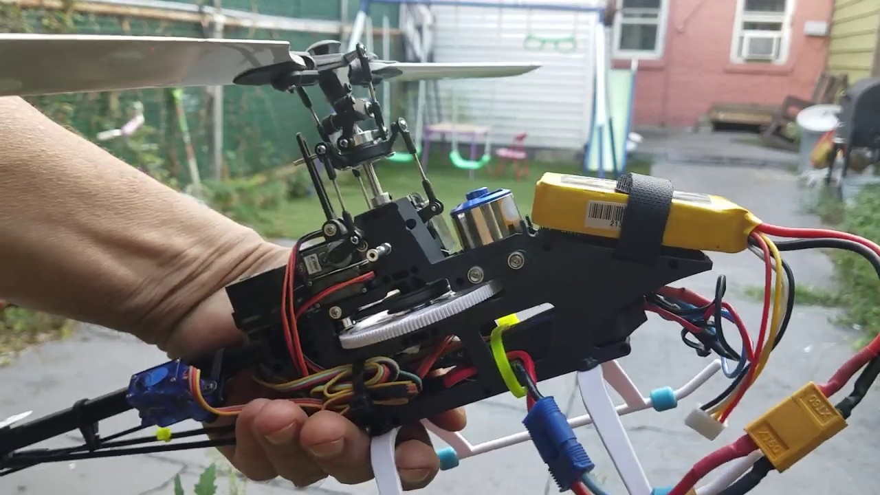 Flybarless without the flybarless controller would it fly - YouTube