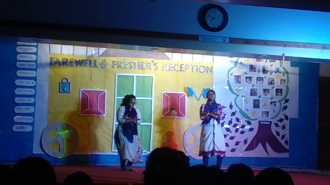 Senior apu's performance 💗 ju Fresher's reception GS - YouTube