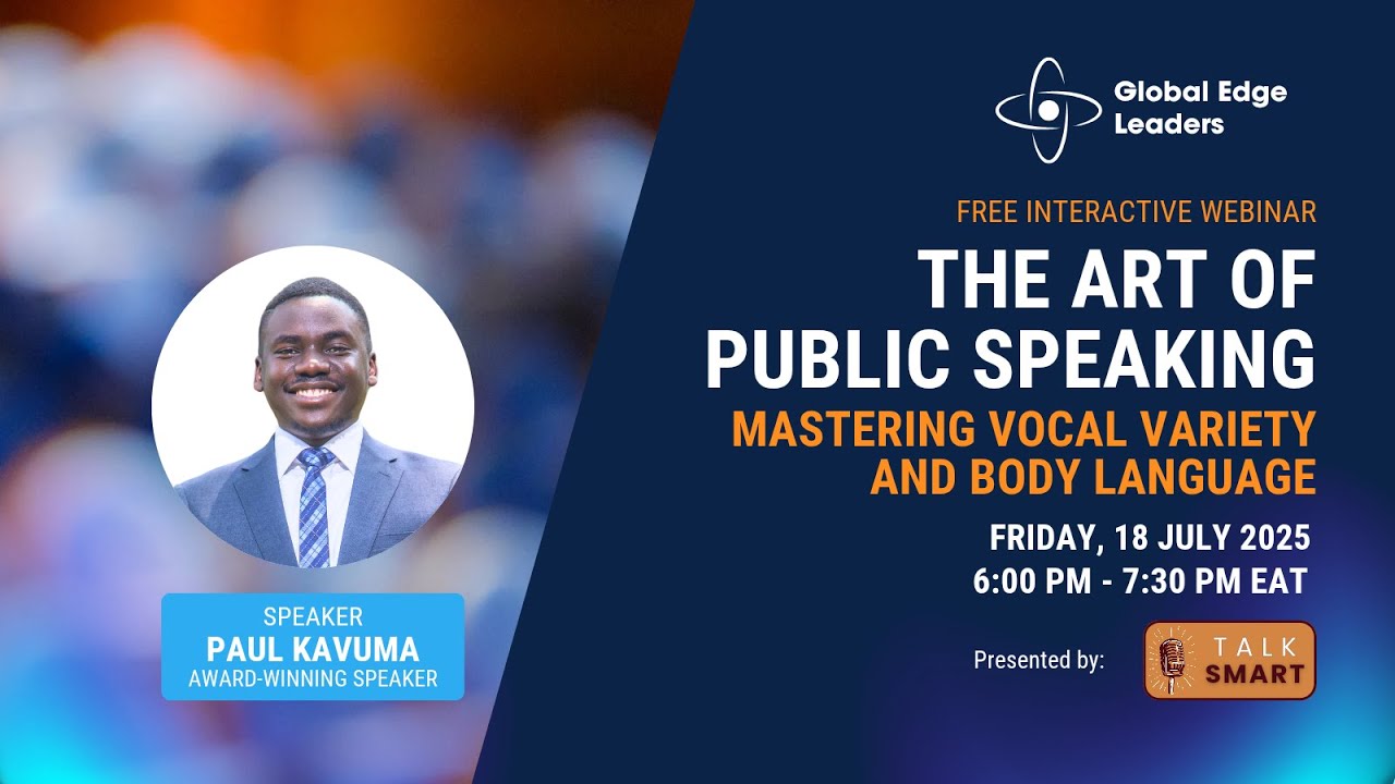 The Art of Public Speaking – Mastering Vocal Variety and Body Language ...