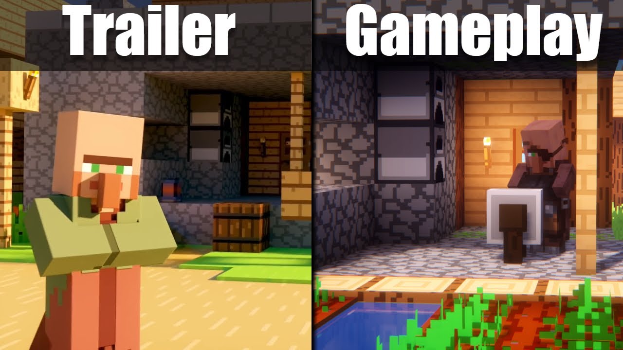 I MADE MINECRAFT LOOK LIKE THE TRAILER - YouTube