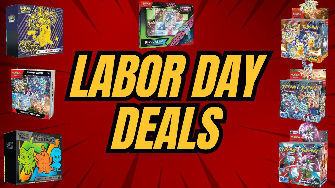 LABOR DAY DEALS! Take Advantage of These Labor Day Pokémon Card Deals ...
