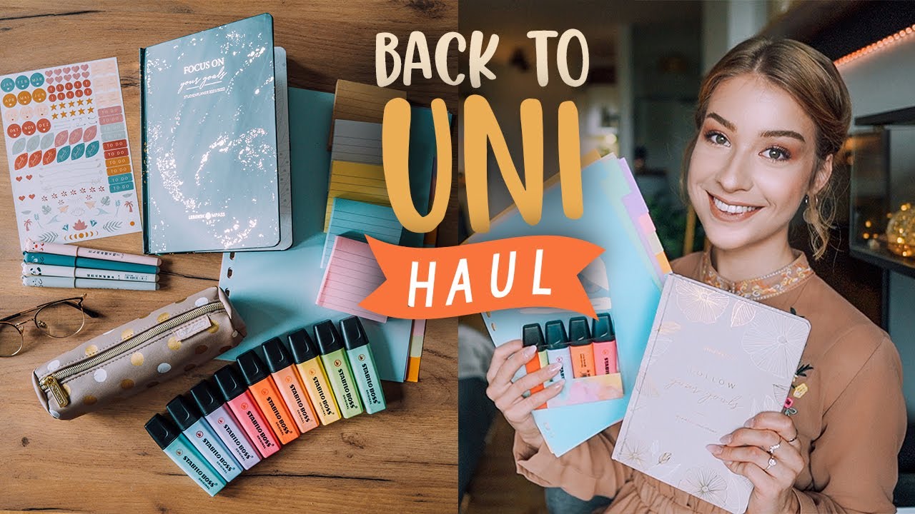 BACK TO UNI HAUL & Essentials - perfekter Start ins neue Semester ...