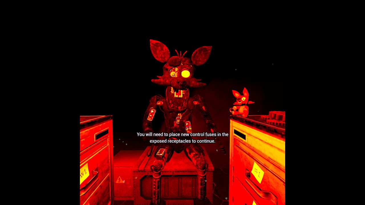 Freddy Is A Shadow And Foxy is On Fire!!! ( FNAF HELP WANTED VR) - YouTube