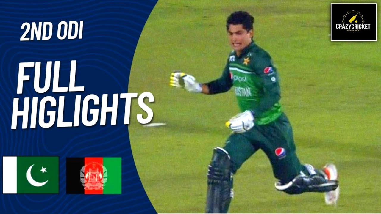 Afghanistan vs Pakistan Cricket Full Match Highlights | 2023 Cricket ...