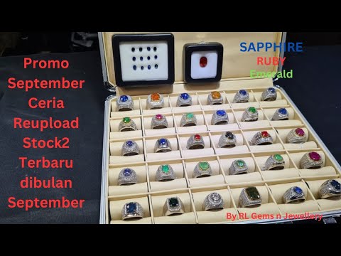 Promosi Reupload September Ceria Stock2 Terbaru #royalbluesapphire #ruby #emerald - YouTube