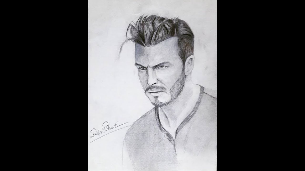 DRawing David Beckham!! - YouTube