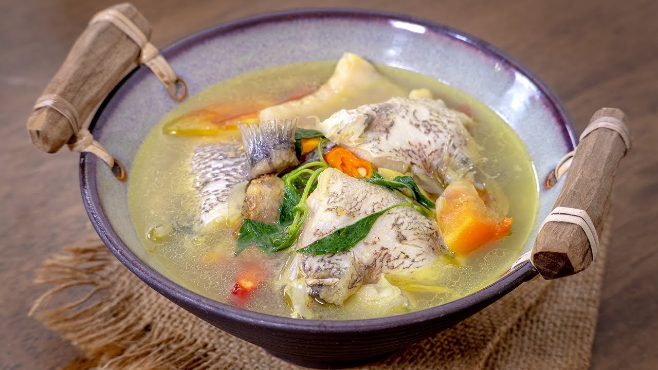 RESEP SUP IKAN KAKAP - YouTube