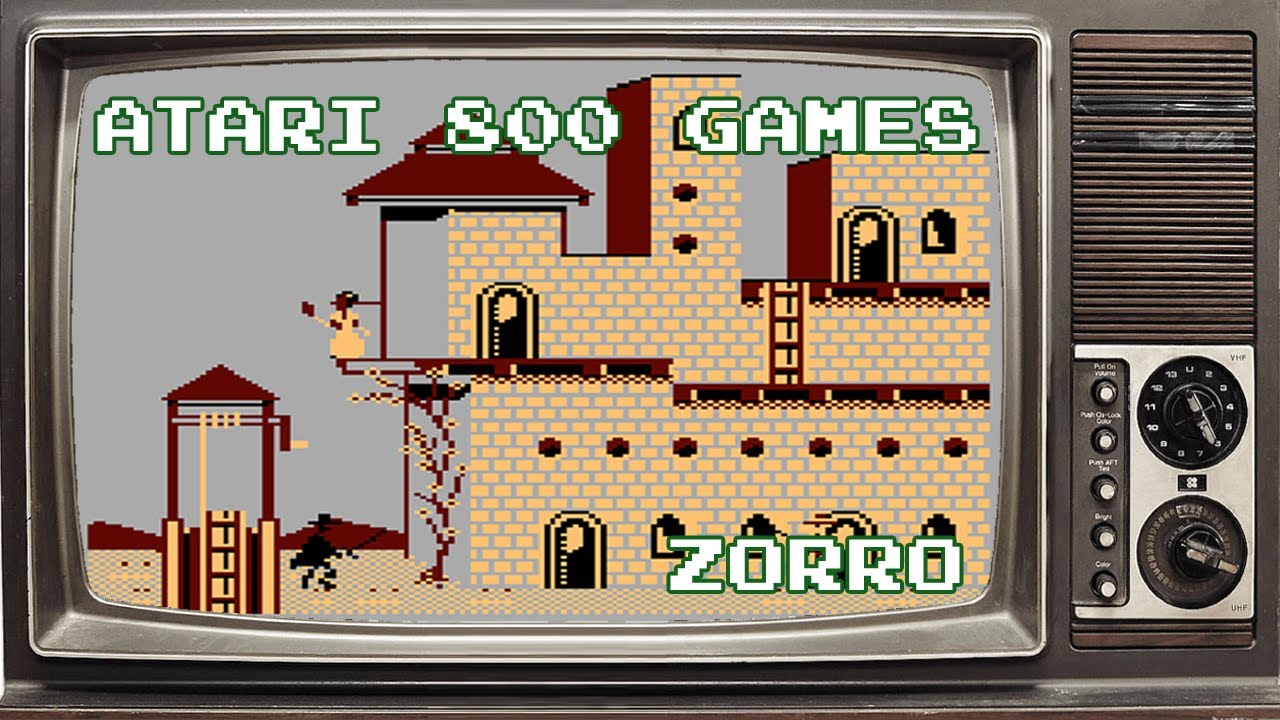 Zorro - Atari 800 XL - YouTube