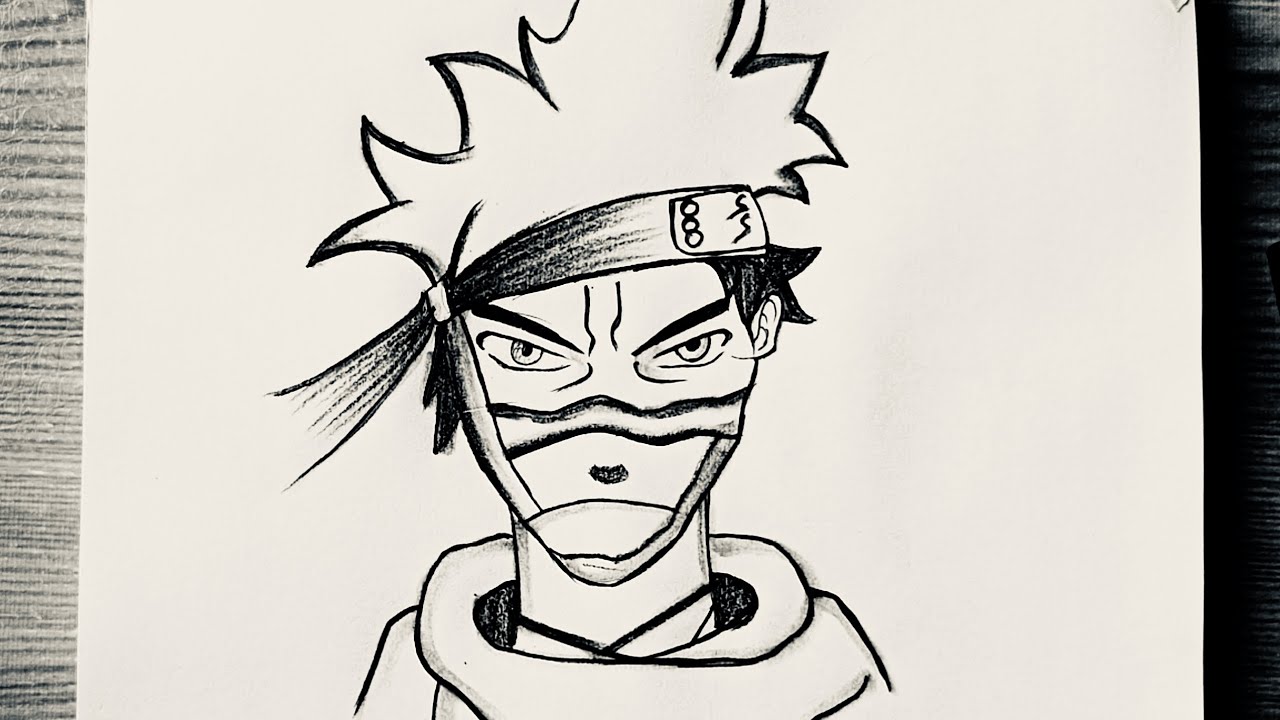 How to draw Zabuza | Zabuza drawing | How to draw anime step by step ...