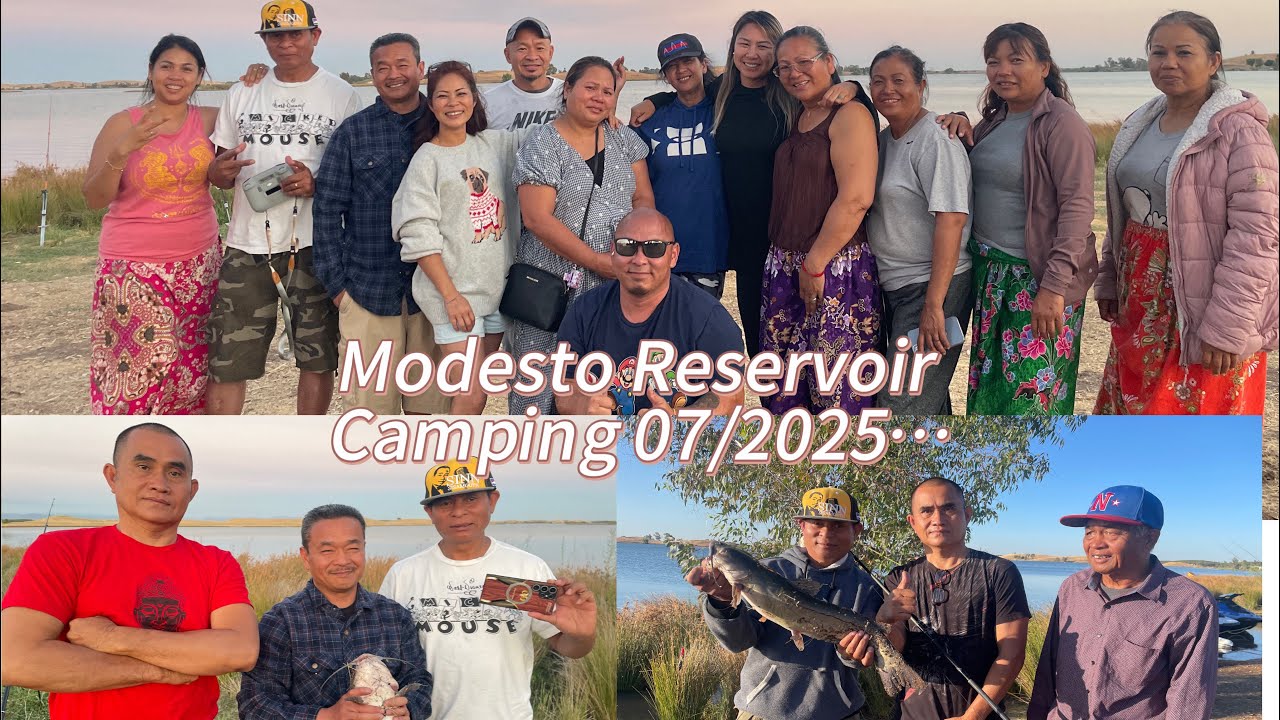 Modesto Reservoir Camping 07/2025 - YouTube