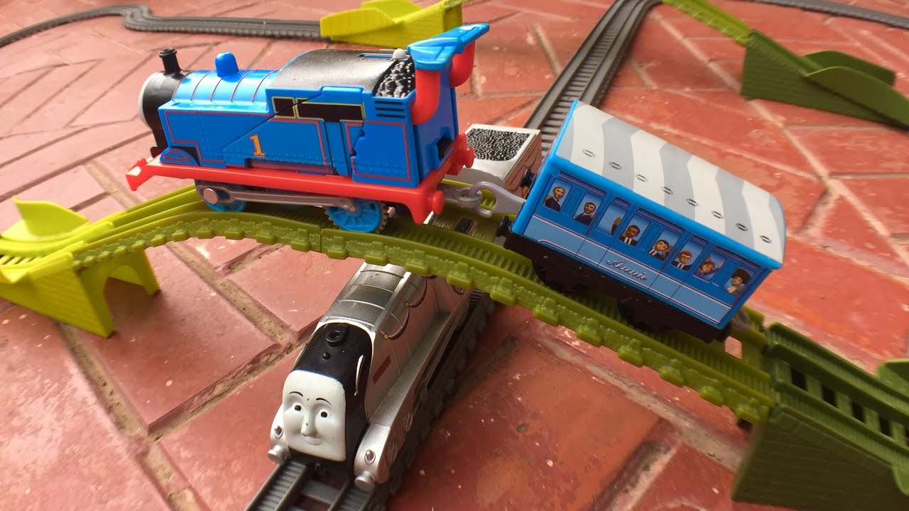 Thomas and Friends Accidents Will Happen Trackmaster Toy Trains - YouTube