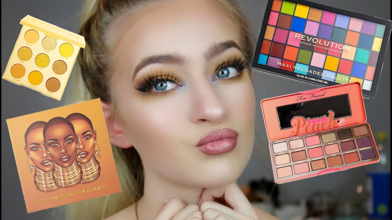 RANDOM EYESHADOW CHALLENGE! - YouTube