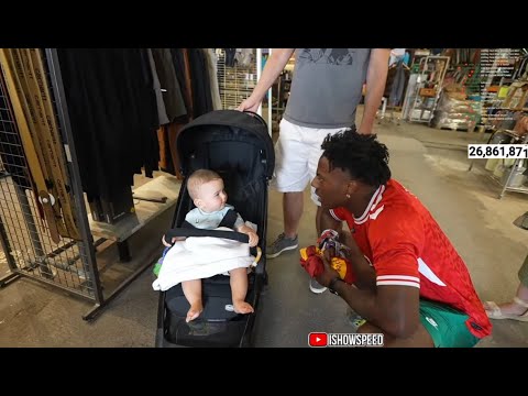 ISHOWSPEED SCREAMS AT BABY AND MAKES HIM CRY 💀 - YouTube