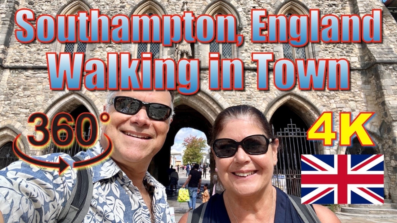 360° Southampton, England - Walking Through Town in 4K - YouTube